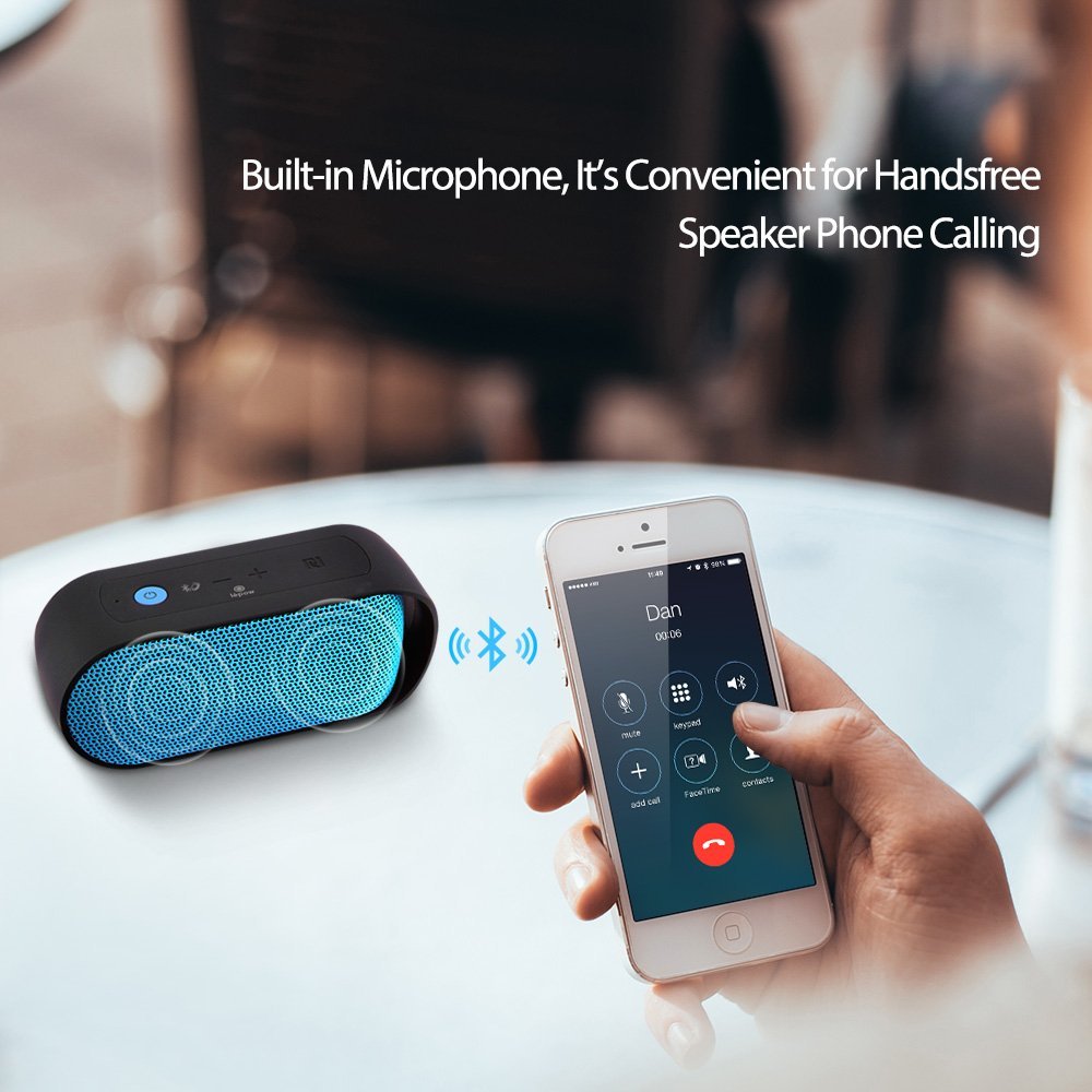 Portable Wireless Speaker - Lepow Modre Portable Wireless Bluetooth ...