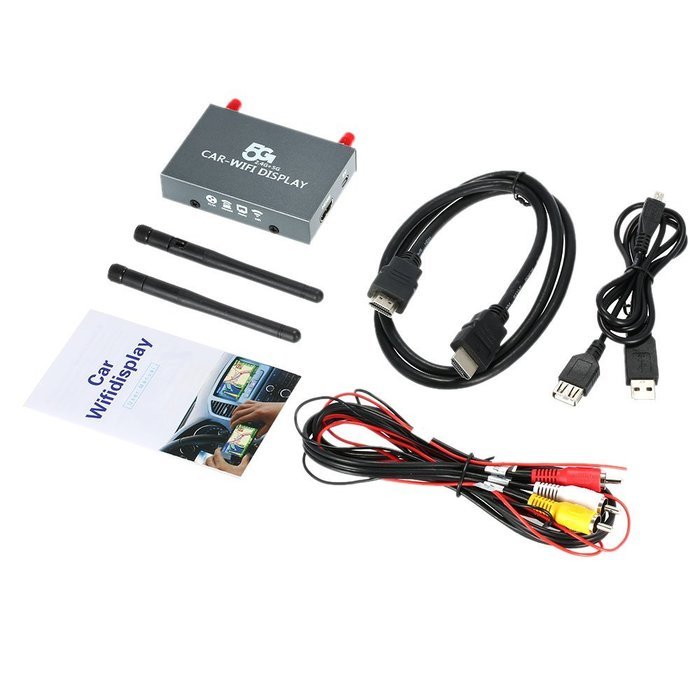 Asun PVT 898 5G / 2.4G Car WiFi Display Airplay Mirroring Miracast DLNA ...