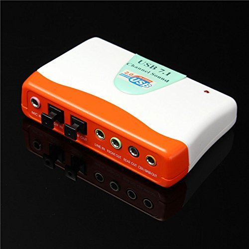 BephaMart 6 Channel CD USB 2.0 External Optical 5.1 7.1 External Audio ...