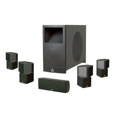 Pyle 5.1 Home Theater Passive Audio System Four Satellite, Center ...