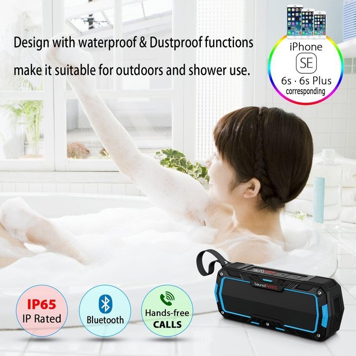 Soundpeats Outdoor Bluetooth Speakers Portable Wireless Speakers