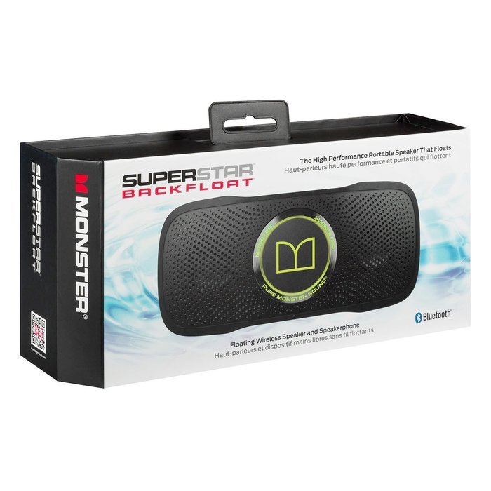 Monster SuperStar BackFloat Waterproof Bluetooth Speaker and Monster ...