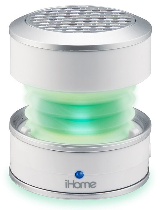 IHome iM59WC Rechargeable Color Changing Mini Speaker (White) N4 free ...