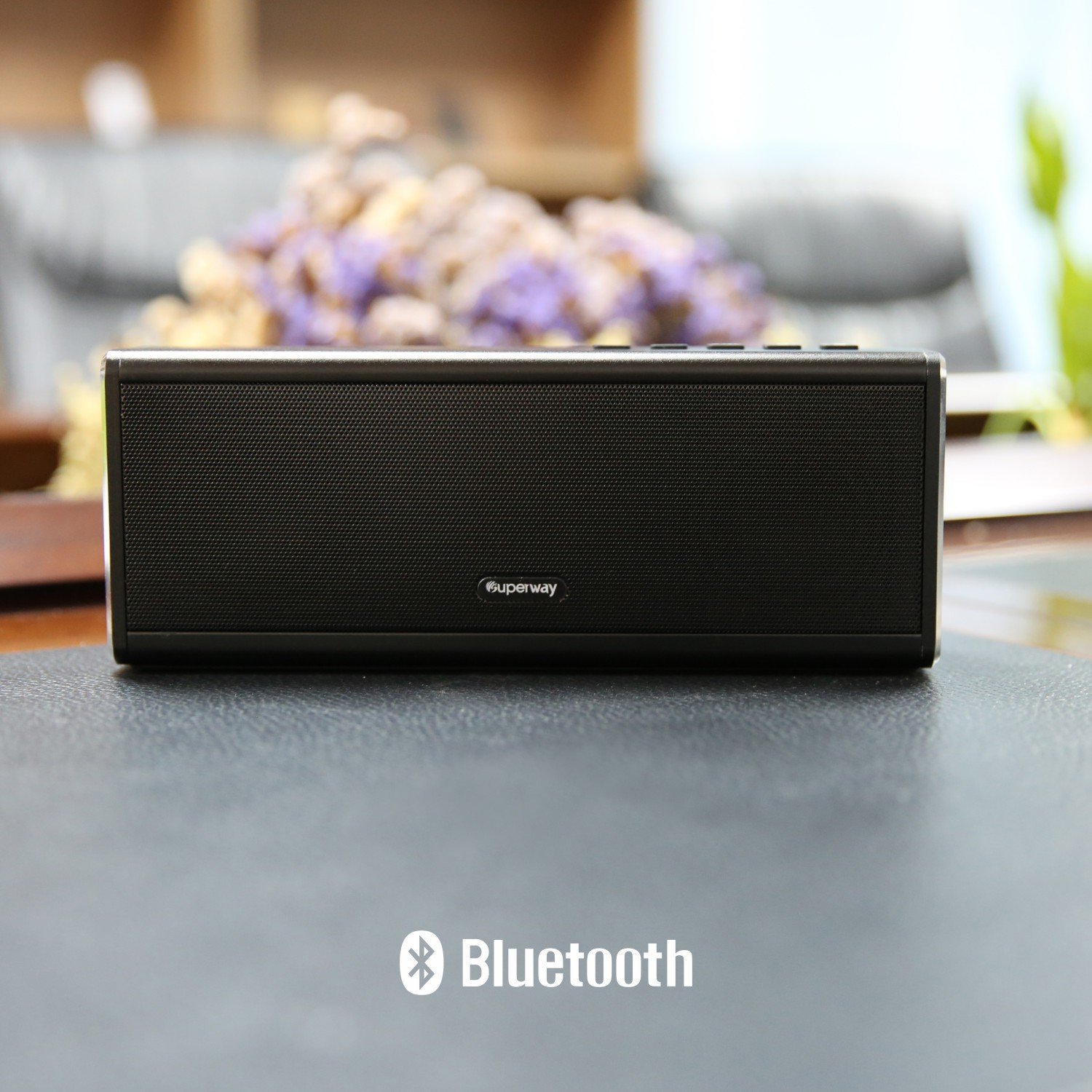 Superway Portable Wireless Bluetooth Speaker, 20W Powerful Sound with ...