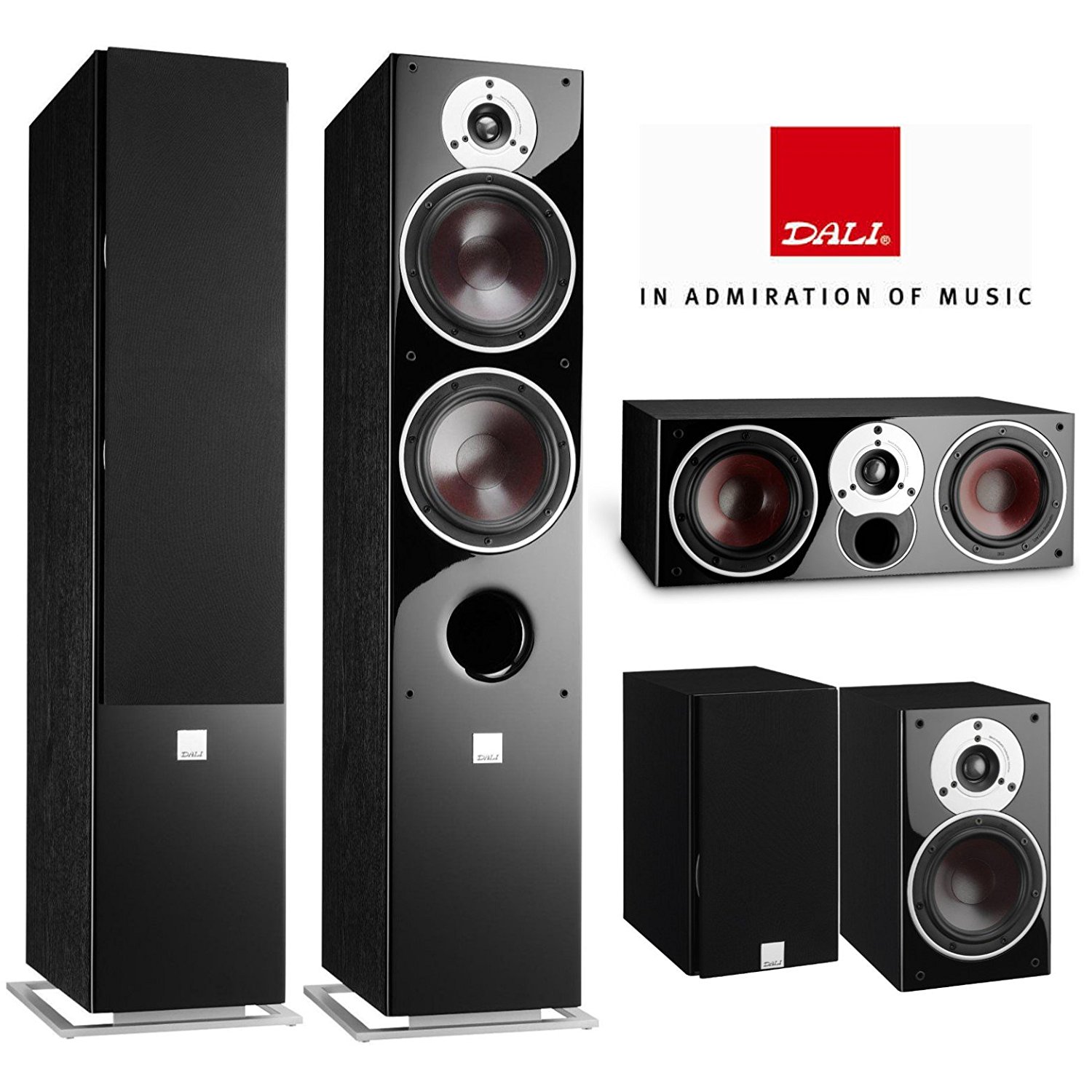 Dali 5-Piece Speaker System with Zensor 7, Zensor 1, and Zensor Vokal ...