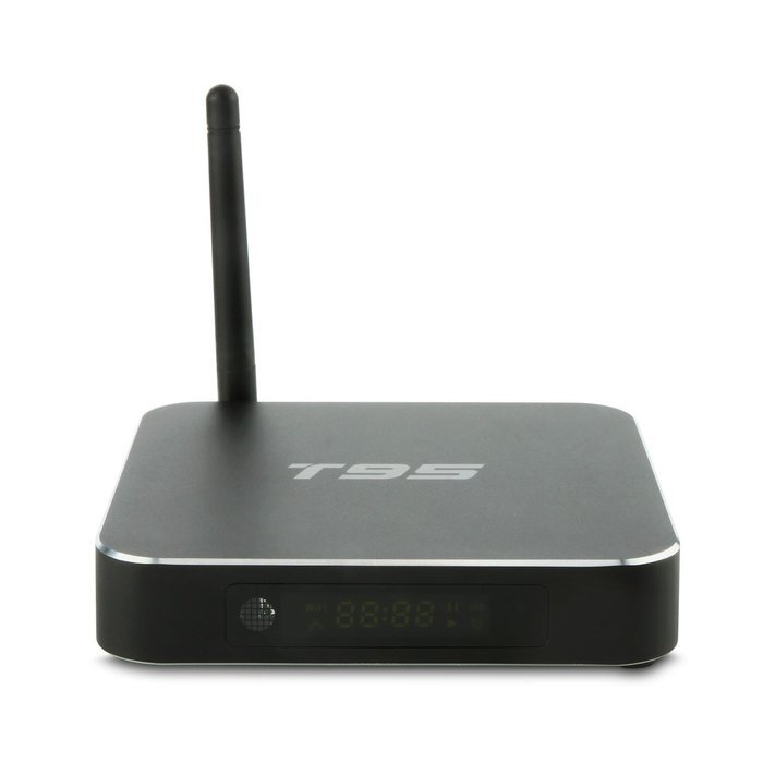 T95 TV Box Amlogic S905 Quad Core FHD 1080P Android 5.1 1GB 8GB Black ...
