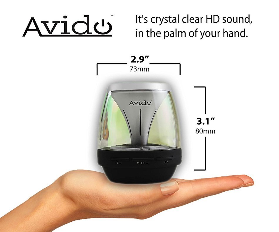 Avido™ Proton Ultra-Portable *Multi-Color LED Light Show* Wireless ...