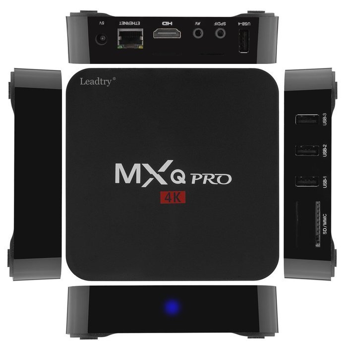 LeadTry MXQ PRO Quad Core Android TV Box Fully Loaded Streaming Media ...