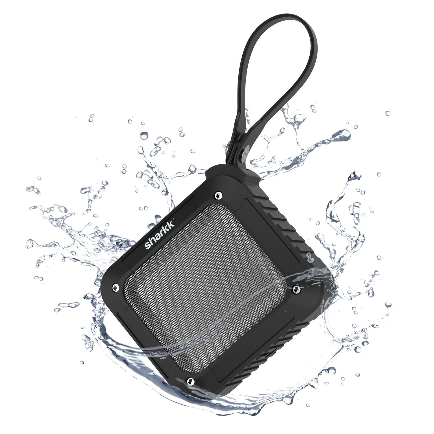 SHARKK Cube Waterproof Bluetooth Speaker 3W IPX5 Shower Speaker ...