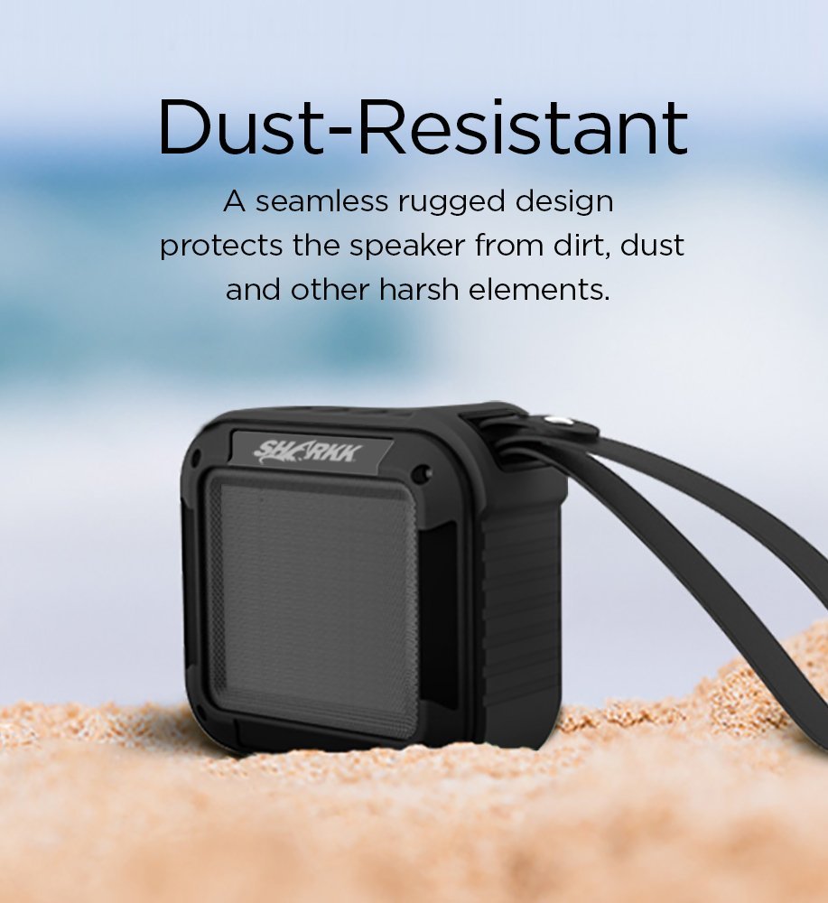 SHARKK Cube Waterproof Bluetooth Speaker 3W IPX5 Shower Speaker ...