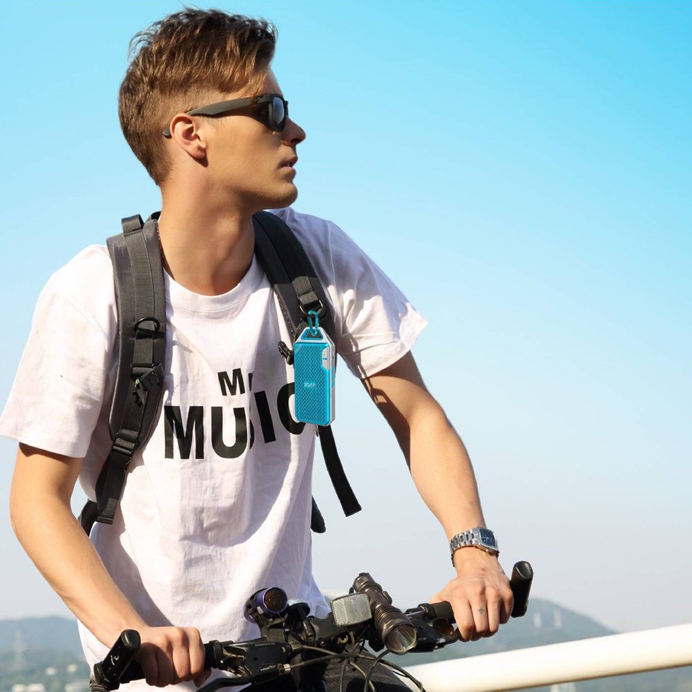 MIFA F4 Ultra-light Wireless Bluetooth Speaker Blue,With Mic,Micro SD ...