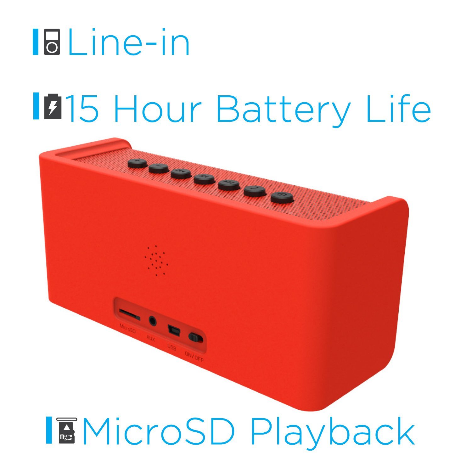 Ematic Bluetooth Wireless Speaker & Speakerphone for iPhone, iPad, iPod ...