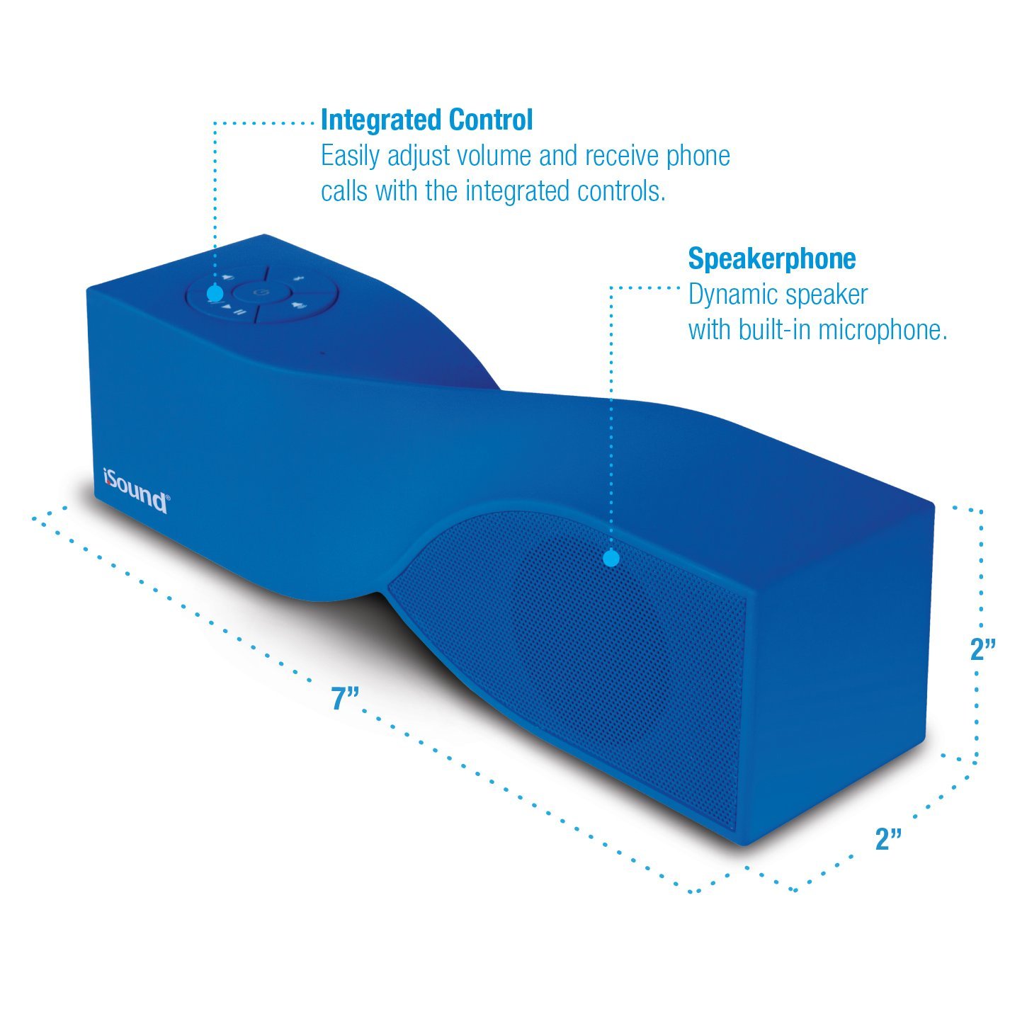 ISound Twist Bluetooth Wireless Mobile Speaker (Black) N39 free image ...