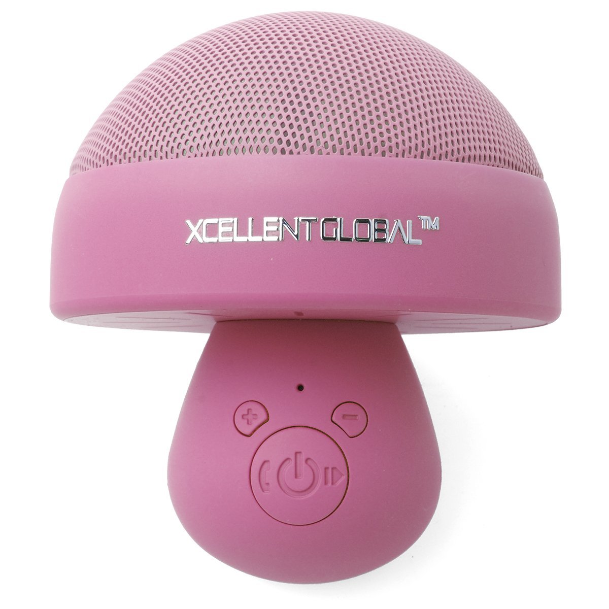 Xcellent Global Pink Bluetooth Speaker Wireless Mushroom with Built-in ...
