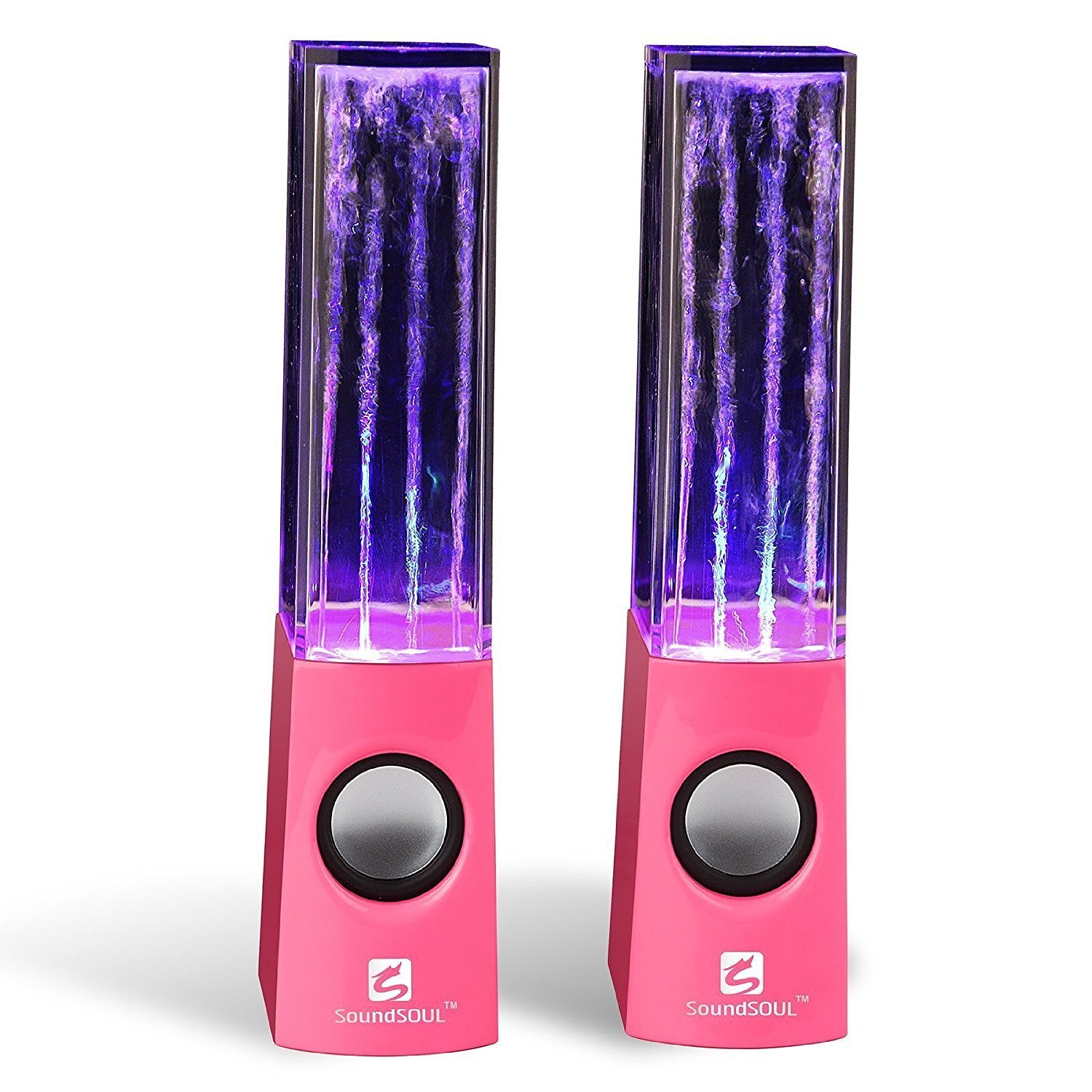 SoundSOUL Fountain Dancing Bluetooth Speakers, Black N15 free image ...