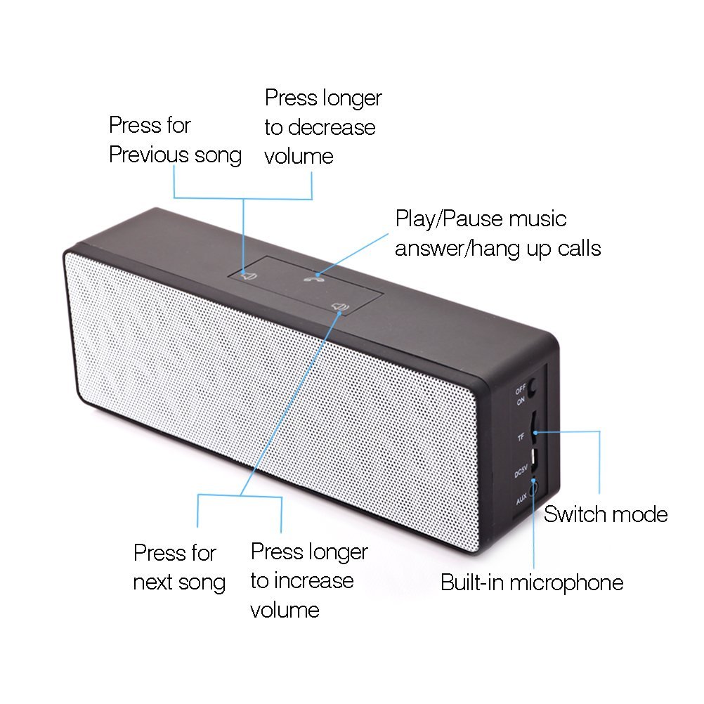 Bluetooth Speakes Wireless Portable Speaker Bluetooth Mini Sound With ...