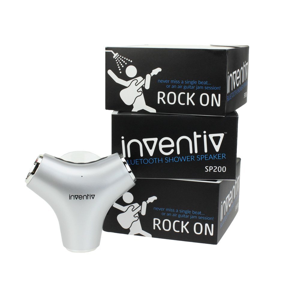 Inventiv SP200 Bluetooth Shower Speaker Waterproof Portable Wireless ...