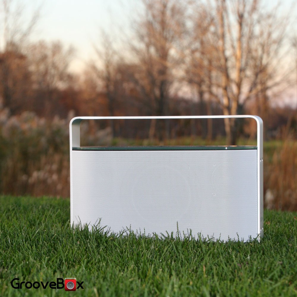 Wireless Bluetooth Speaker - GrooveBox White N7 free image download