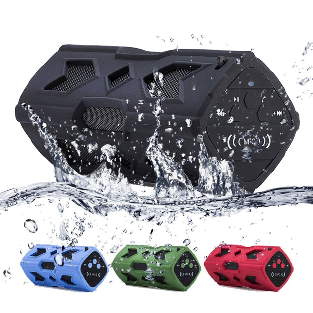 GTIMES&trade；Portable Wireless Bluetooth Speaker 4.0 NFC, Outdoor Sport ...