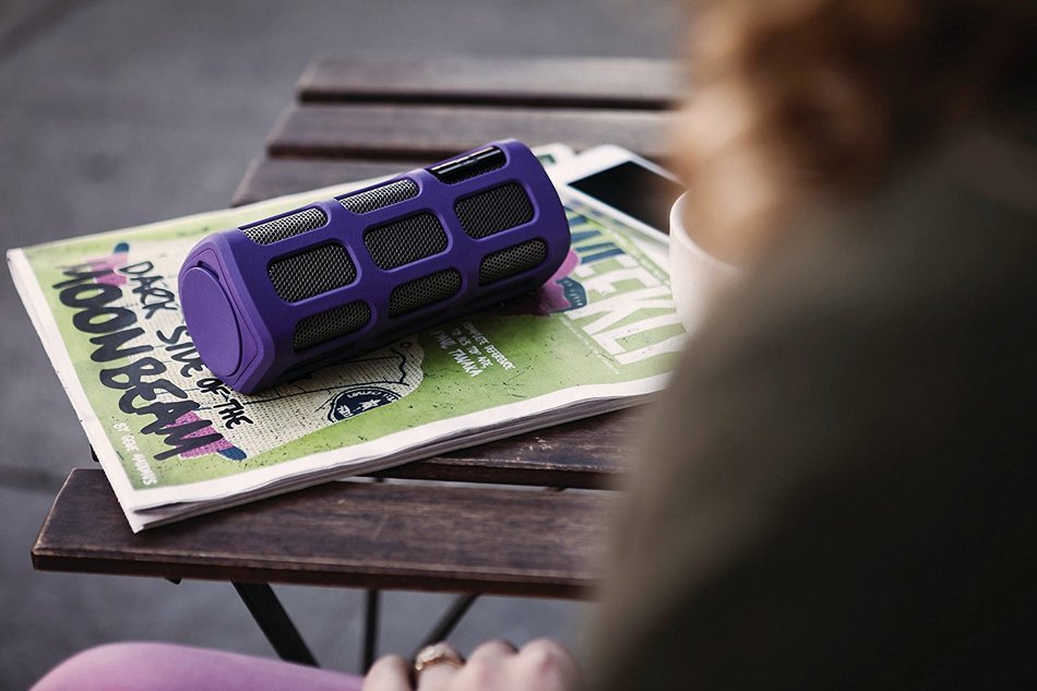 Philips Shoqbox Portable Bluetooth Speaker SB7260/37 (Purple ...