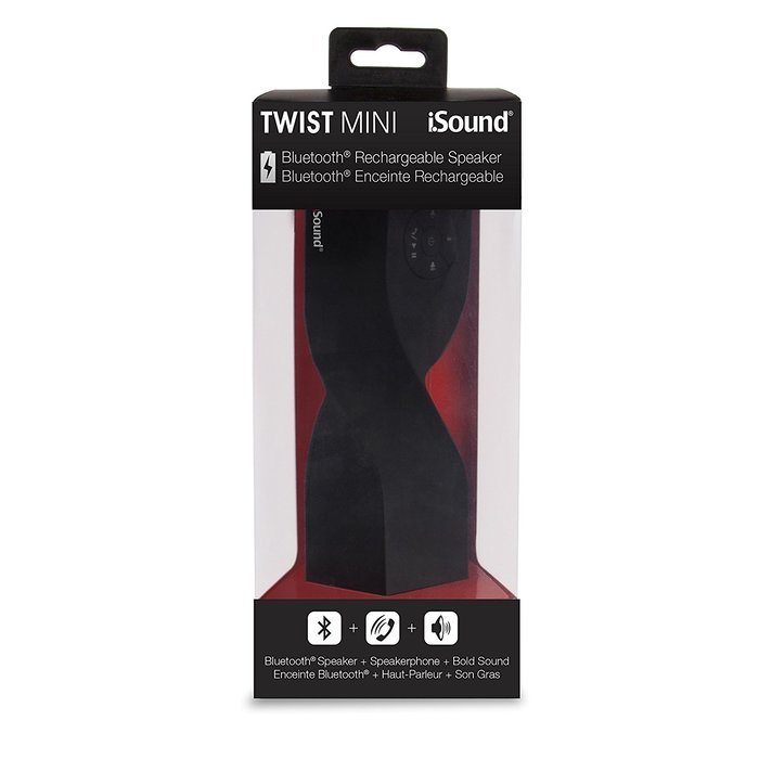 ISound Twist Bluetooth Wireless Mobile Speaker (Black) N35 free image ...