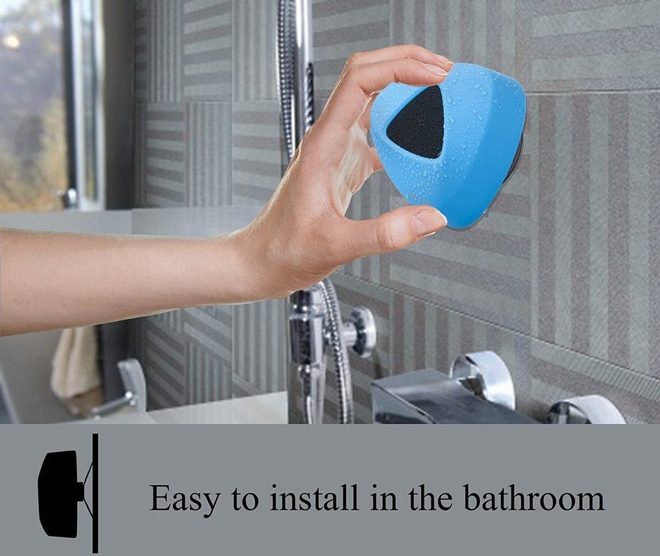 Portable Bluetooth Shower Speaker, BILIFUN Mini Waterproof Wireless ...