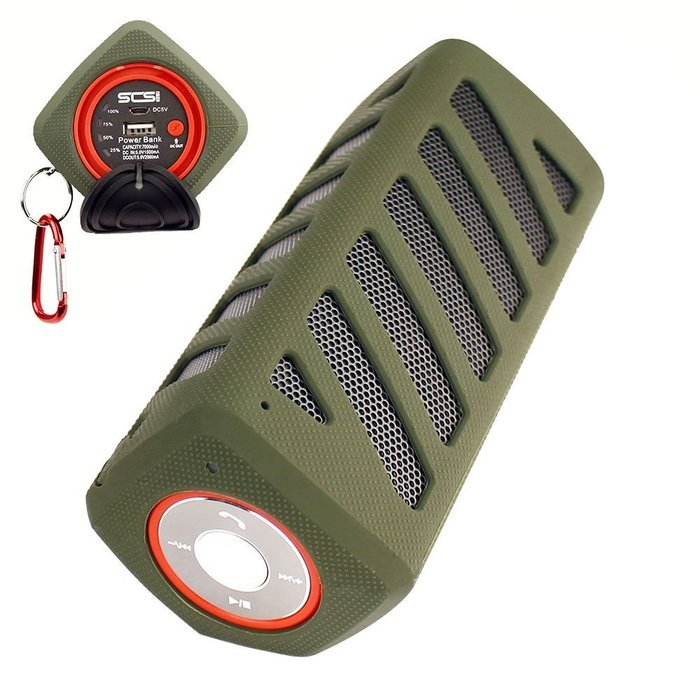 SCS ETC Portable Wireless Bluetooth Speaker with 7000mAh Power Bank-3D ...