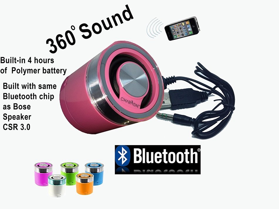 Portable Bluetooth Speaker System for iPhone / Android Smart Phones ...