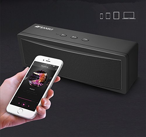 Sansui T18 Wireless Bluetooth Speaker 1200mAh Subwoofer Portable Hands Free Speaker Dual Unit TF ...