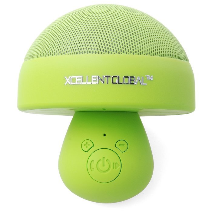 Xcellent Global Pink Bluetooth Speaker Wireless Mushroom with Built-in ...