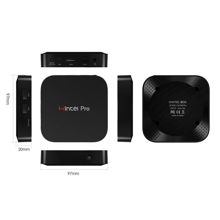 Docooler CX-W8 Pro Smart TV Box Windows 10 Intel Z8300 64 Bit 2GB ...