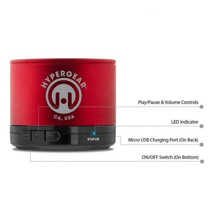 HyperGear Bluetooth/Wireless Speaker for All Smartphones - Retail ...