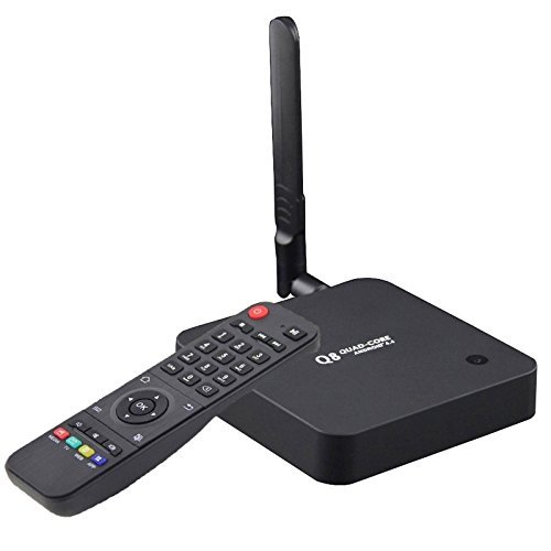 Generic Q8 1080P High Definition Android 4.4 Smart TV Box with Remote ...