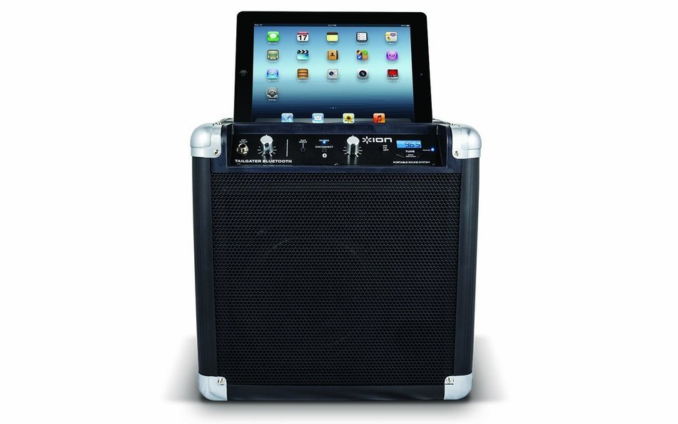 ION Tailgater Bluetooth Portable Speaker System with Auxiliary USB ...