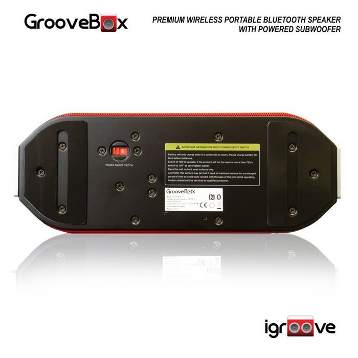 Wireless Bluetooth Speaker - GrooveBox White N11 free image download
