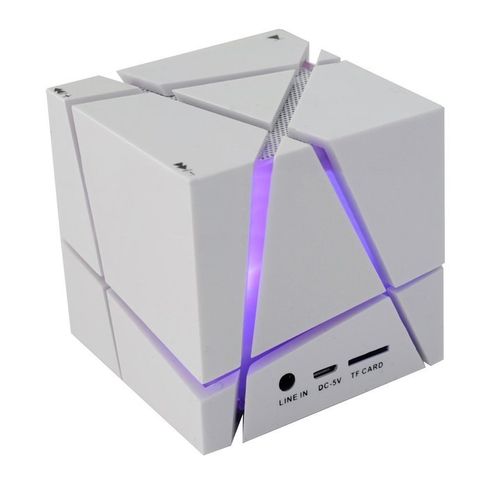 Bluetooth Speaker, Hi-tec Led Light Cube Portable Bluetooth Speaker ...