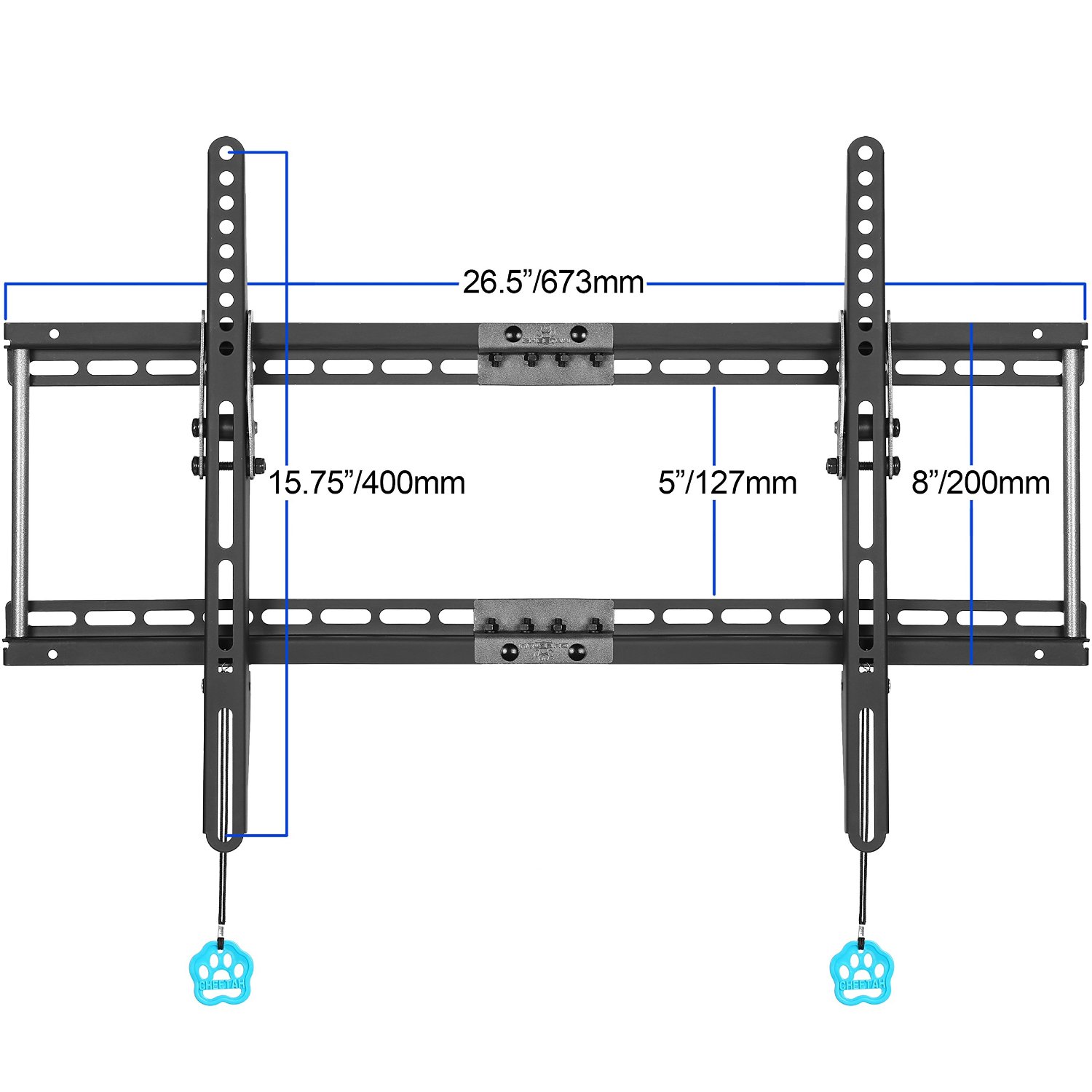 Cheetah Mounts APTMM2B TV Wall Mount for 20-75-Inch TVs Bundle with 10 ...
