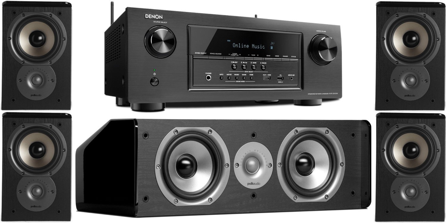 Denon AVR-S910W Bundle 7.2 Channel Full 4K Ultra HD A/V Receiver with ...