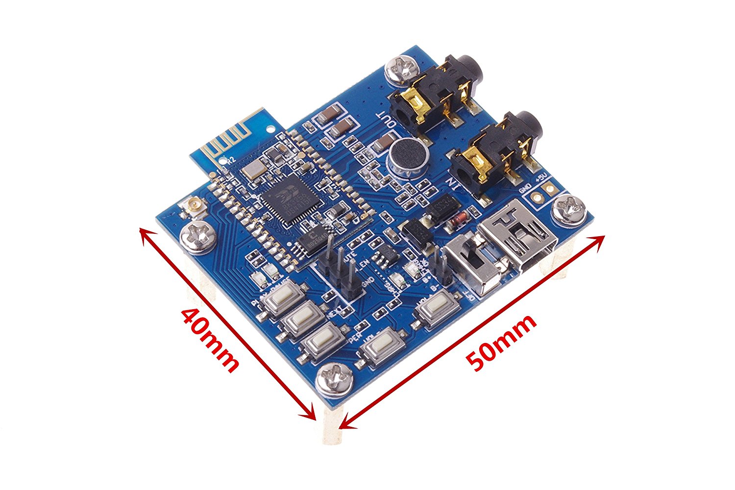 SMAKN® Bluetooth stereo plate / wireless Bluetooth speaker / Bluetooth ...