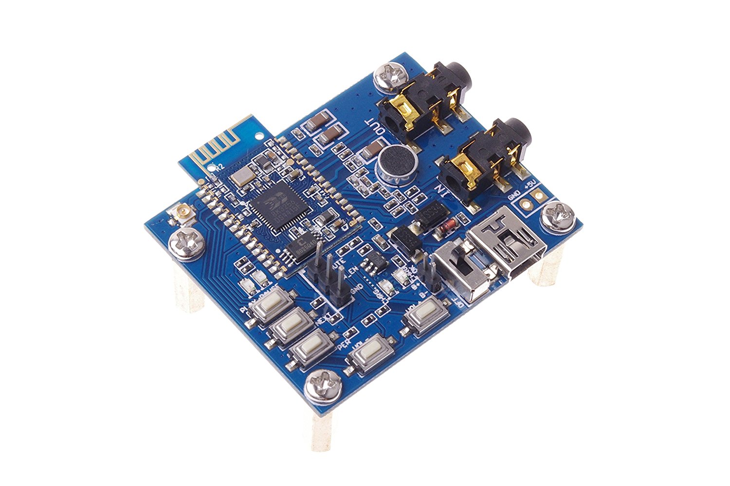 SMAKN® Bluetooth stereo plate / wireless Bluetooth speaker / Bluetooth ...