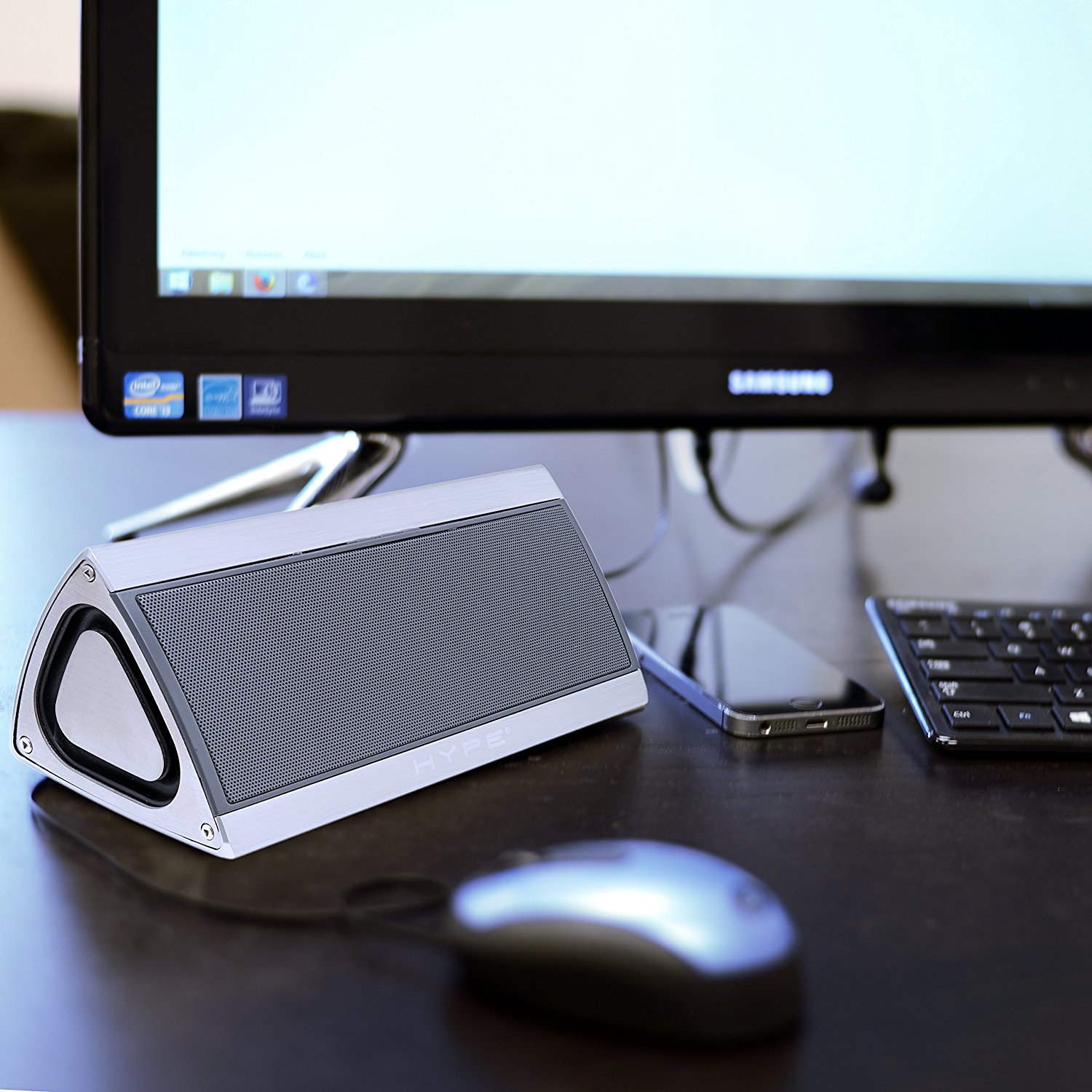 Hype® Pyramid 10 W Speaker Stainless Steel Ultra-portable Wireless ...