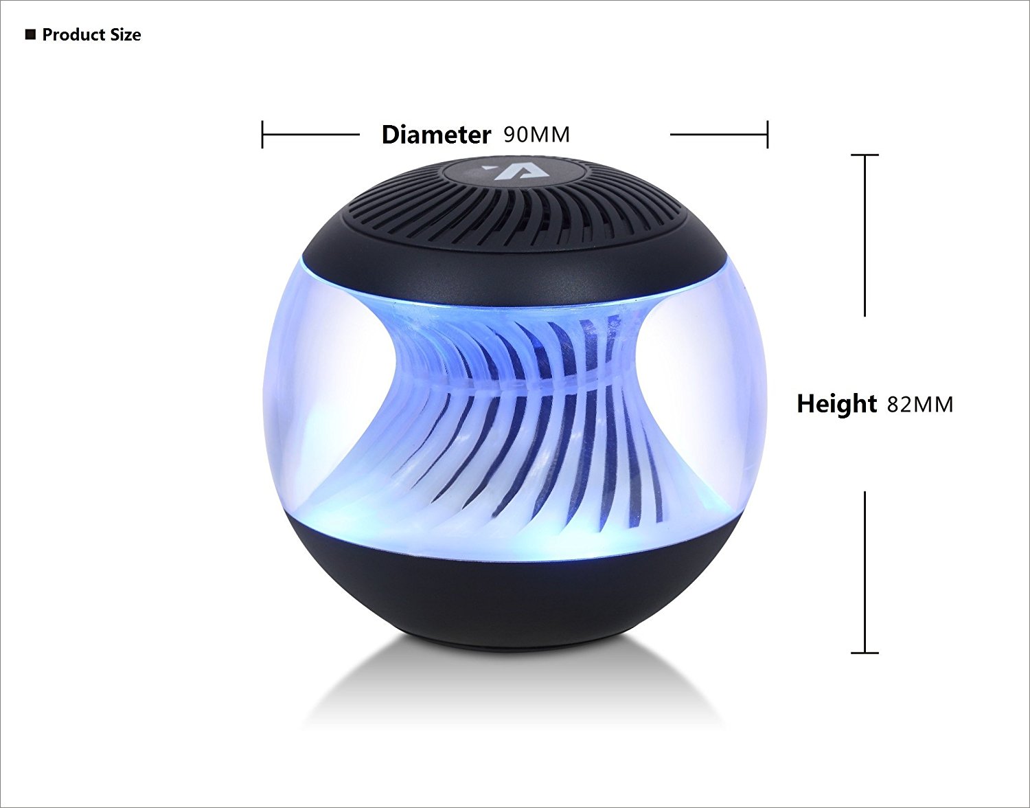 AIBIMY Portable Bluetooth Speakers, HD Sound Pulse Wireless Bluetooth ...