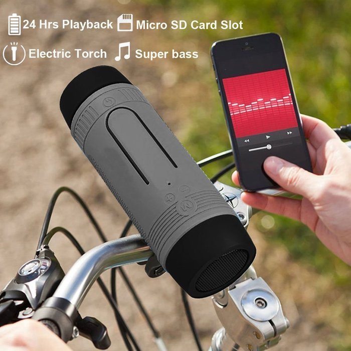 Outdoor Speakers Portable Bluetooth Bicycle Speaker Zealot S1 4000mAh ...