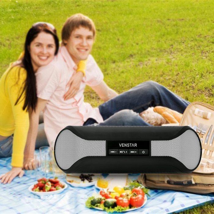 Venstar Wireless Speakers, Portable Bluetooth Speaker with 2x 3W ...