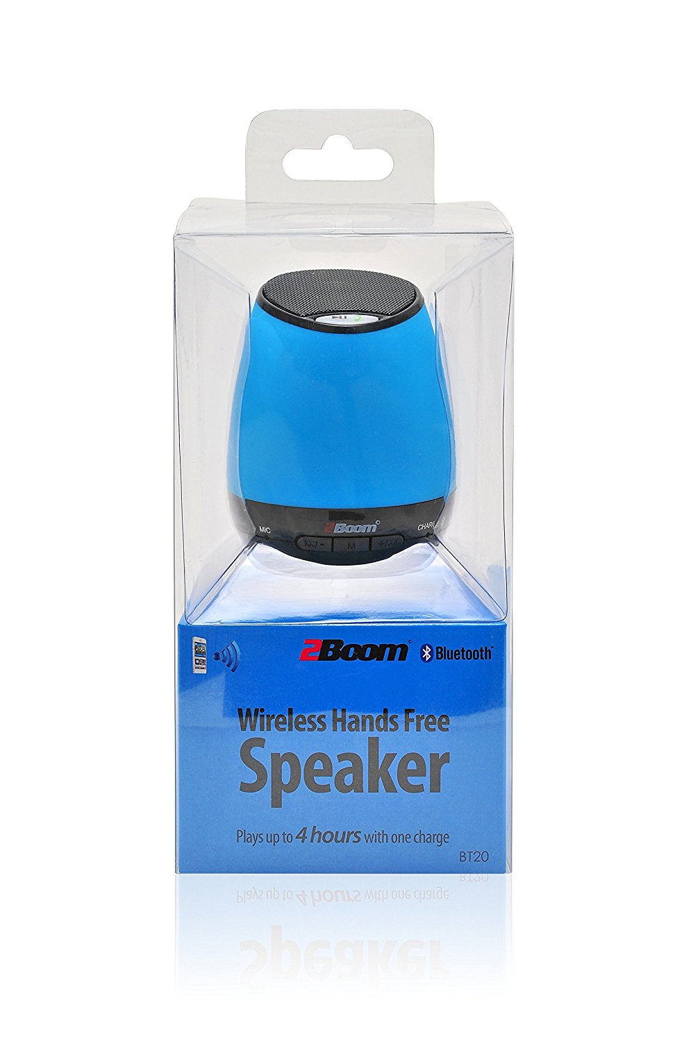 2BOOM Mini Rubberized Portable Bluetooth Speaker Hands Free Black N8 ...