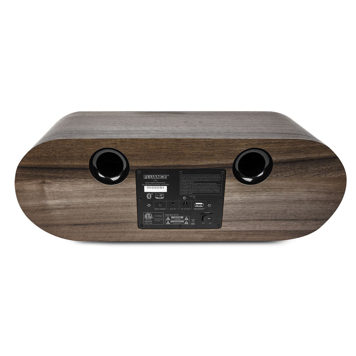 Fluance FI50W Two-Way Wireless Bluetooth Wood Speaker System with aptX ...