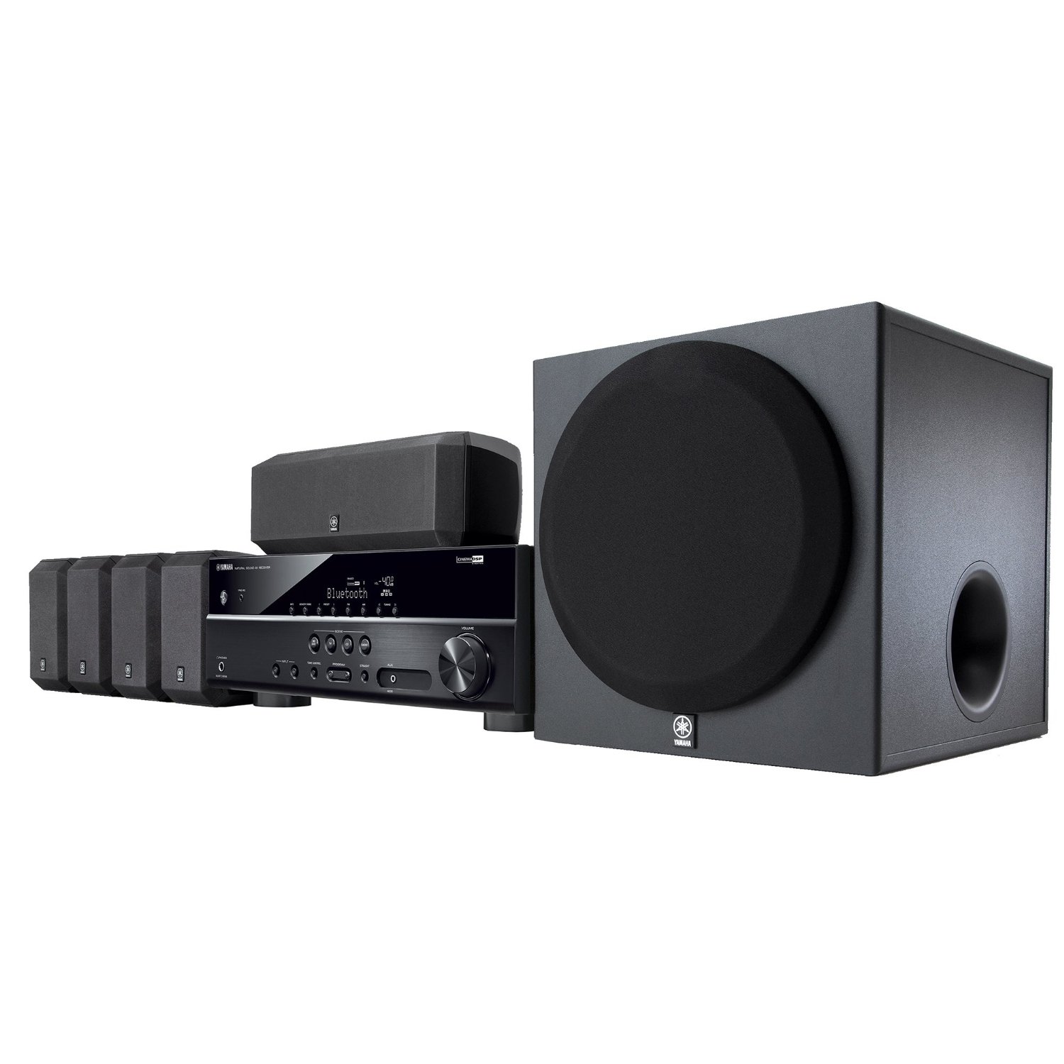 Yamaha YHT-3920UBL 5.1-Channel Home Theater in a Box System with ...