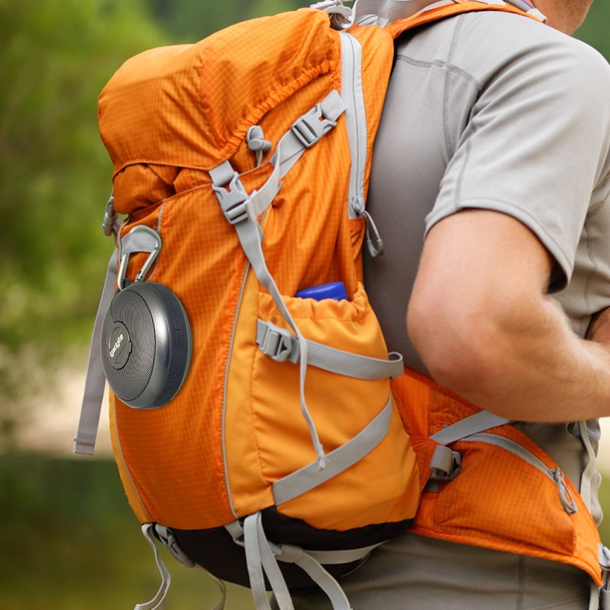 IGadgitz IGA-210 IP34 Waterproof Portable Wireless Bluetooth Travel Speaker (Bluetooth 4.0 / 3W ...