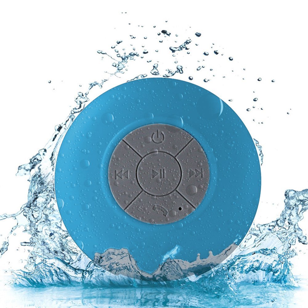 Protech Bluetooth Waterproof IPx4 Shower Wireless Speaker 3.0, Mini ...