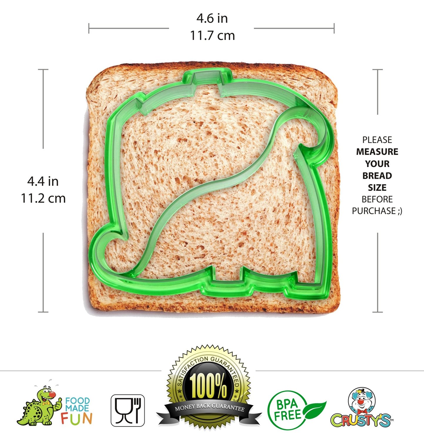 Crusty's All-Stars Sandwich Cutters - Set of 7 High-Quality Crust ...